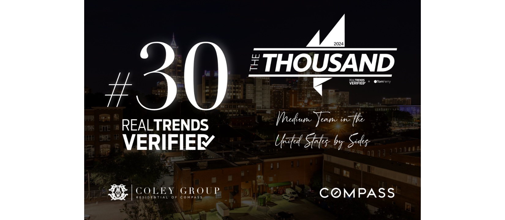 The Coley Group Ranking on 2024 RealTrends’ #TheThousand List
